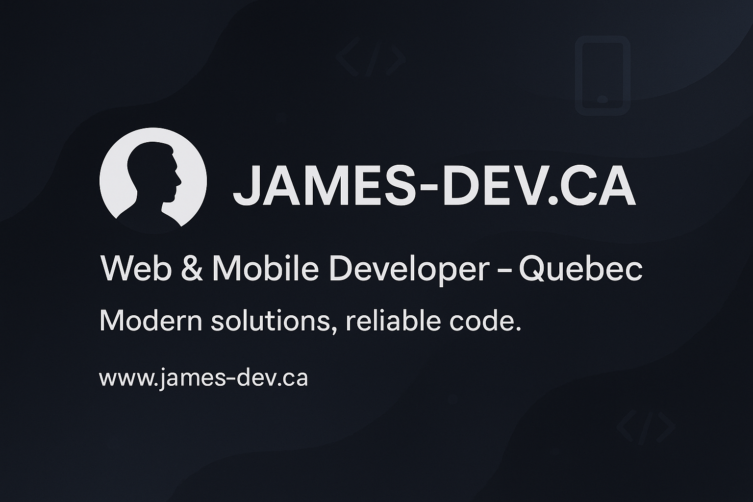 James Allan Jean-Jacques | Fullstack Developer in Quebec